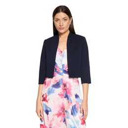 Boleroblazer Vera Mont "Damen ohne Verschluss", Damen, Gr. 36, night sky, Cr&ecirc;pe, Obermaterial: 95% Polyester, 5% Elasthan. Futter: 95% Polyester, 5% Elasthan, gerade kurz, Blazer