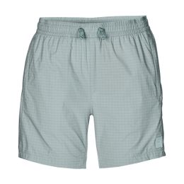 Shorts Killtec "KOS 167 WMN SHRTS", Damen, Gr. 36, Normalgr&ouml;&szlig;en, graugr&uuml;n, Obermaterial: 88% Polyamid, 8% Elasthan, 4% Polyester, Hosen Shorts, Leichte, schnelltrocknende Funktionsshorts mit Zipper-Taschen