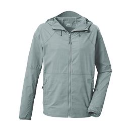 Funktionsjacke Killtec "KOS 182 MN JCKT", Herren, Gr. L, grau (graugr&uuml;n), Obermaterial: 88% Polyamid, 8% Elasthan, 4% Polyester, Jacken Funktionsjacke, Wasserabweisende, atmungsaktive Herrenjacke mit Stretchkomfort