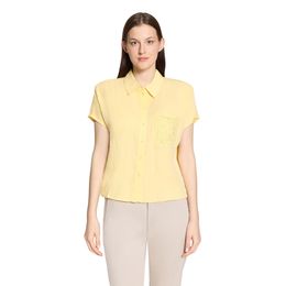 Schlupfbluse Cartoon "Damen mit aufgesetzter Brusttasche", Damen, Gr. 34, golden haze, Obermaterial: 90% Viskose, 10% Polyamid, l&auml;ssig geschnitten normal, Rundhals, Blusen Schlupfbluse