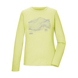 Langarmshirt Killtec "KOS 179 WMN LS SHRT", Damen, Gr. 36, limette, Obermaterial: 90% Polyester, 10% Elasthan, Shirts Langarmshirt, Weiches, strapazierf&auml;higes, atmungsaktives Langarmshirt