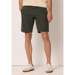 Shorts Street One MEN, Herren, Gr. 31, tidewood gr&uuml;n, Web, 100% Baumwolle, unifarben, regular fit kurz, Hosen Shorts, in Cord-Optik