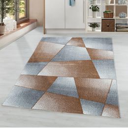 Teppich Ayyildiz Teppiche "RIO 4603", rosa (kupfer), B:120cm H:8mm L:170cm, Polypropylen (PP), Teppiche, Teppich, Pflegeleicht / Strapazierf&auml;hig / Trend Colors/ Wohnzimmer