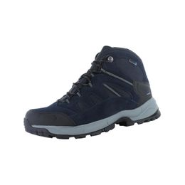 Wanderschuh Hi-Tec "Bandera Lite Mid", Herren, Gr. 41, blau (sky captain), Obermaterial: 50% Rindsleder Leather cow. 50% Lammleder LEL., Schuhe Wanderschuh