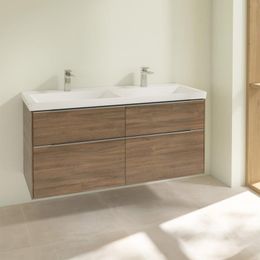 Villeroy & Boch Villeroy & Boch Subway 3.0 Schrank mit Doppelwaschtisch, 4 Ausz&uuml;ge, 4A71D1RW+C56800VH,
