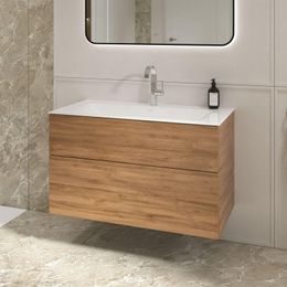 Villeroy & Boch Villeroy & Boch Somera Schrank mit Waschtisch B: 100 T: 50 cm, 2 Ausz&uuml;ge, 5A72A2R1+B80600RH,