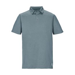 Poloshirt Killtec "KOS 186 MN PLSHRT", Herren, Gr. L, stahlblau, Obermaterial: 88% Polyester, 12% Elasthan, ohne Ausschnitt, Shirts