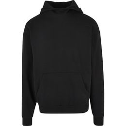Kapuzenpullover Urban Classics "Urban Classics Herren High Neck Hoody", Herren, Gr. S, schwarz, 80% Baumwolle, 20% Polyester, unifarben, oversize, ohne Ausschnitt, Pullover Kapuzenpullover