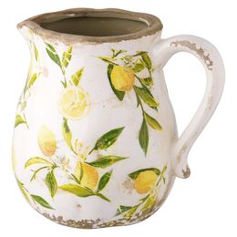 my home Deko-Krug mit Zitronen-Motiven