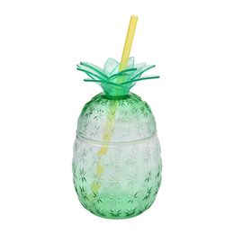 my home Trinkbecher Ananas mit Strohhalm