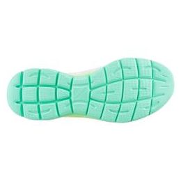 Slip-On Sneaker Skechers "SUMMITS", Damen, Gr. 37, wei&szlig; (wei&szlig;, neongr&uuml;n, gelb), Mesh, Textil, kontrastfarbene Details, Schuhe Sneaker, Trainingsschuh, Sneaker, Slipper, Halbschuh mit Bungee-Verschluss, Topseller