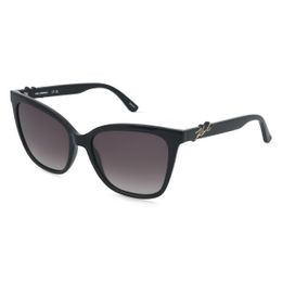 K by KARL LAGERFELD Karl Lagerfeld KL6223S | Damen-Sonnenbrille | Fassung: Vollrand, Eckig, Kunststoff, Schwarz | Glasfarbe: Grau Verlaufend