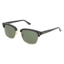 Gucci GG1897SK | Unisex-Sonnenbrille | Fassung: Vollrand, Browline, Acetat, Schwarz | Glasfarbe: Grau