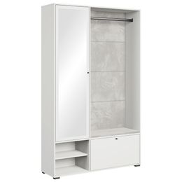 Garderobe Dino 013 4-tlg. Wei&szlig;