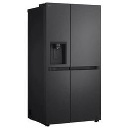 LG Side-by-Side "GSLC41EPPE", Energieeffizienz: E (A-G), schwarz, mit Festwasseranschluss, K&uuml;hlschr&auml;nke, Total No Frost, LINEARCooling, Multi-Airflow, mit Festwasseranschluss, Topseller
