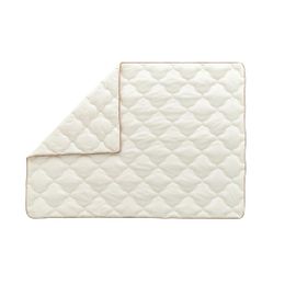 Yatas Bettdecke Superwashed Wolle ca. 200x200x17,33 cm Wei&szlig;