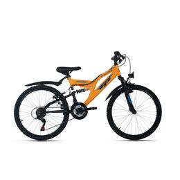 WYLD WYLD Kinder-Mountainbike Fully ATB 24'' Zodiac 18 G&auml;nge RH 38 cm