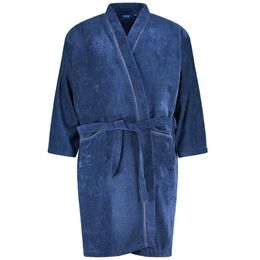 Herren Gro&szlig;e Gr&ouml;&szlig;en | ADAMO Bademantel aus Baumwoll-Frottee Farbe dunkelblau Gr&ouml;&szlig;e: 8XL
