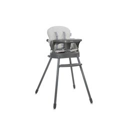 Lorelli Kinderhochstuhl Vanilla 3 in 1 Kinderstuhl, Tablett, Fu&szlig;st&uuml;tze, Gurtg grau