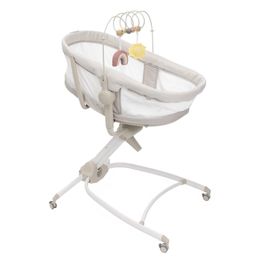 Stubenwagen Chicco "Baby Hug 4in1 Armonia", Baby, beige (motherpearl), Aluminium, Stubenwagen, Stubenwagen, Liegesessel, Hochstuhl und erster Stuhl in Einem