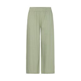 Loungehose oxmo "Loungehose OXNInna Linen Mix", Damen, Gr. 38, N-Gr, gr&uuml;n (tea), Obermaterial: 80% Viskose LENZING LenzingCV. 20% Leinen LI., Hosen Loungehose