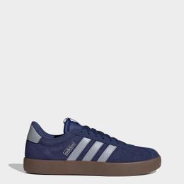 Sneaker adidas Sportswear "VL COURT 3.0", Herren, Gr. 36, muted lila, halo silber, silber metallic, Leder, Synthetik, Schuhe Sneaker, inspiriert vom Design des adidas samba, Topseller