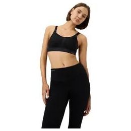 Sport-BH TRIACTION BY Triumph "Triaction Extreme Lite N EX", Damen, Gr. 85, Cup B, schwarz, Single Jersey, Obermaterial: 79% Polyamid, 21% Elasthan (LYCRA), bedruckt, gemustert, unifarben, BHs Sport-BH, atmungsaktiv und extremer Halt