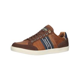 Pantofola d'Oro Sneaker PANTOFOLA D&acute;ORO "Pantofola d'Oro Sneaker Leder", Herren, Gr. 41, dunkelbraun, Leder, Schuhe Sneaker