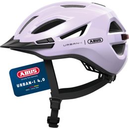 Fahrradhelm Abus "URBAN-I 4.0" Gr. S, violett (light lavender), Helme, S/904 Kopfumfang: 51cm - 55cm