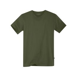 T-Shirt TERRAX WORKWEAR "Basic", Gr. 4XL, gr&uuml;n (oliv), Obermaterial: 100% Baumwolle CO., Shirts T-Shirt