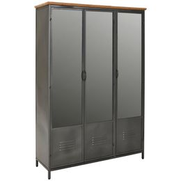Livetastic Mehrzweckschrank, Metall, 3 F&auml;cher, 121x175x41 cm, Waschk&uuml;che, Mehrzweckschr&auml;nke