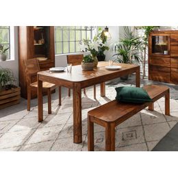 Esstisch Sheesham 160x90x76 walnuss gewachst TORONTO #224