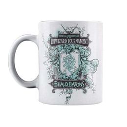 Harry Potter - "Beauxbatons" Kaffeebecher, Zauberwelt, 320ml (Wei&szlig;)