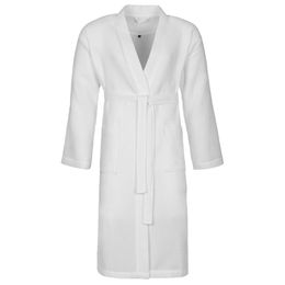 Vossen - "Wellington" Morgenmantel f&uuml;r Herren/Damen Unisex (Wei&szlig;)