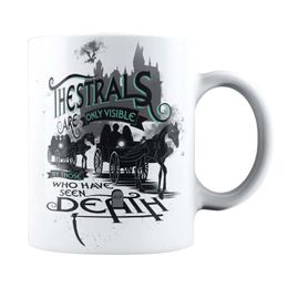 Harry Potter - "Thestrals" Kaffeebecher, Zauberwelt, 320ml (Wei&szlig;/Schwarz)