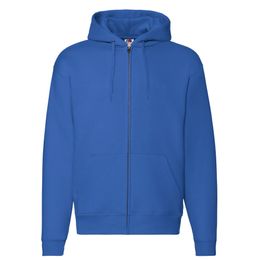 Fruit of the Loom - "Premium" Hoodie mit durchgehendem Rei&szlig;verschluss f&uuml;r Herren (K&ouml;nigsblau)