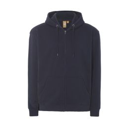 JHK - "Fuji" Hoodie mit durchgehendem Rei&szlig;verschluss f&uuml;r Herren/Damen Unisex (Marineblau)