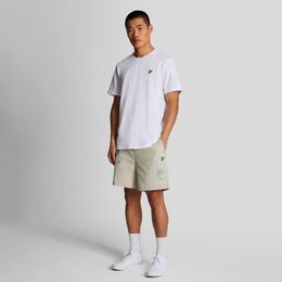 Lyle & Scott Herren Lyle And Scott Distel Club Bestickte Shorts in Creme