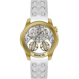 Invicta Specialty 50578 Herrenuhr - Quarzwerk - Edelstahl mit goldenem Zifferblatt - 46 mm