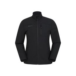 Mountain Warehouse Herren Grasmere Soft Shell Jacke (Schwarz)