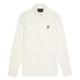 Lyle & Scott Lyle & Scott - Hemd f&uuml;r Herren, Bambus, Lang&auml;rmlig (Wei&szlig;)