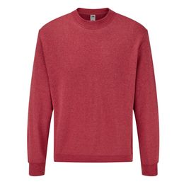 Fruit of the Loom - "Classic" Sweatshirt Eingesetzt f&uuml;r Herren (Heide Rot)