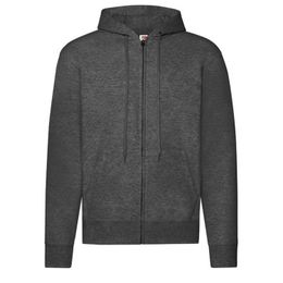 Fruit of the Loom - "Classic" Kapuzenjacke f&uuml;r Herren (Dunkles Grau)
