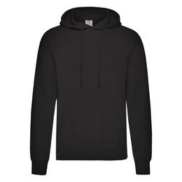 Fruit of the Loom - "Classic" Kapuzenpullover f&uuml;r Herren (Schwarz)