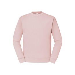 Fruit of the Loom - "Classic" Sweatshirt f&uuml;r Herren angesetzte &Auml;rmel (Blassrosa)