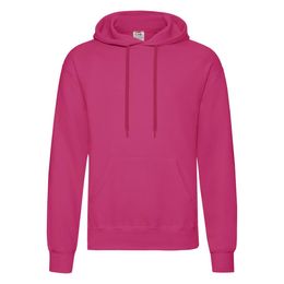 Fruit of the Loom - "Classic" Kapuzenpullover f&uuml;r Herren (Fuchsie)