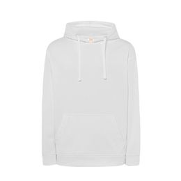 JHK - Kapuzenpullover f&uuml;r Herren, K&auml;ngurutasche (Wei&szlig;)