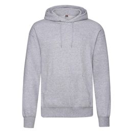 Fruit of the Loom - "Classic" Kapuzenpullover f&uuml;r Herren (Grau meliert)