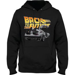 Back to the Future - Kapuzenpullover f&uuml;r Herren (Schwarz)
