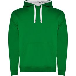 Roly - "Urban" Kapuzenpullover f&uuml;r Herren (Irisches Gr&uuml;n/Wei&szlig;)